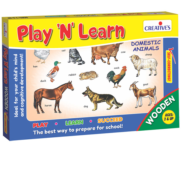 Play ‘N’ Learn – Domestic Animals - Creative Educational Aids