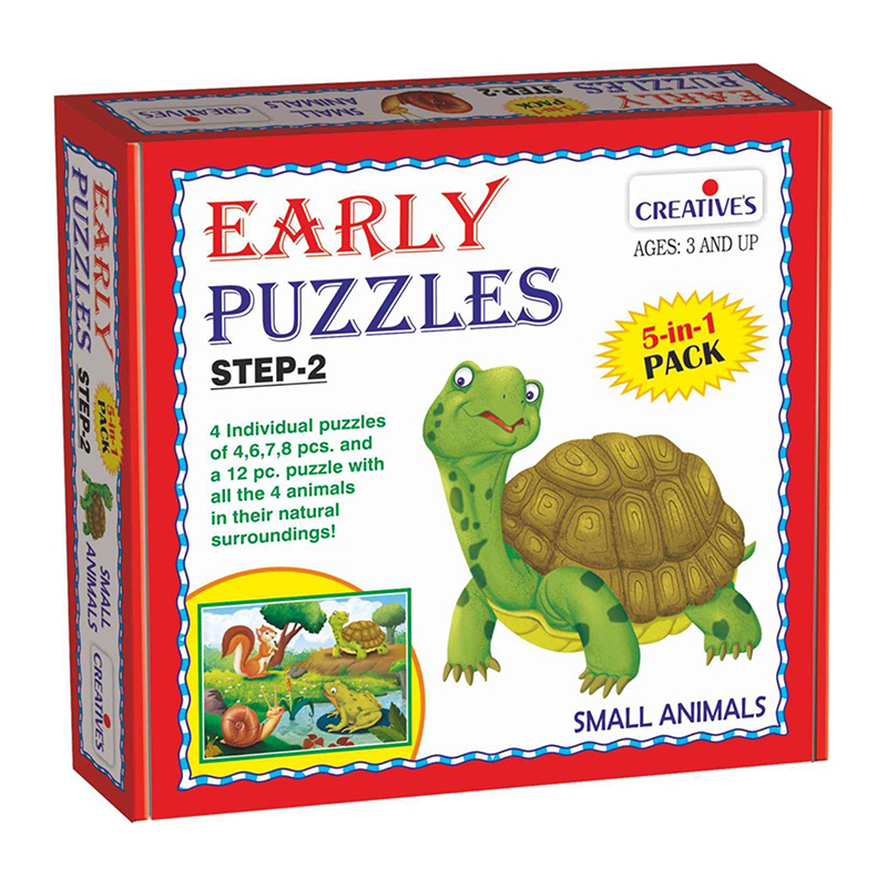 Early Puzzles Step 2 – Small Animals - Creative Educational Aids