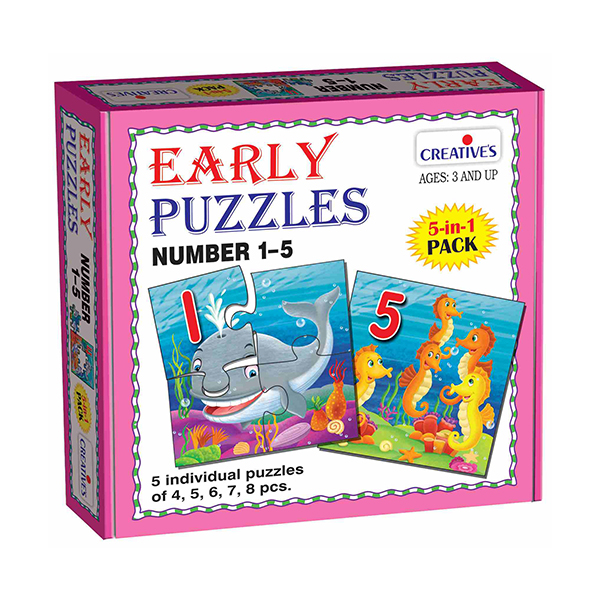 Early Puzzles Numbers 1-5 - Creative Educational Aids