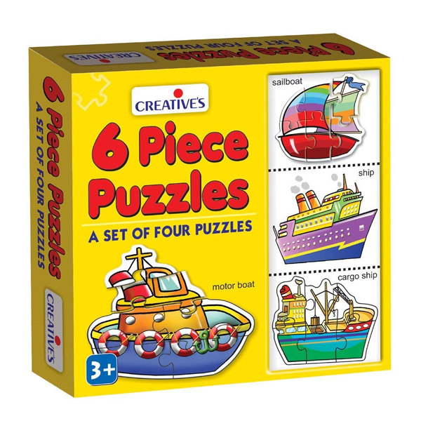 6 Piece Puzzles - Creative Educational Aids