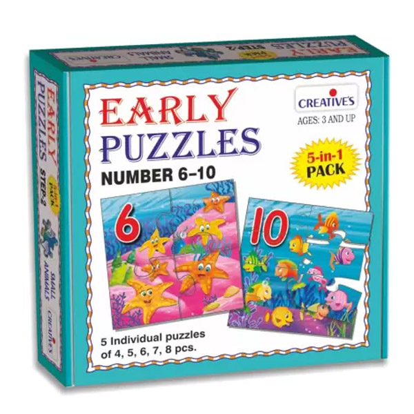 Early Puzzles Numbers 6-10 - Creative Educational Aids