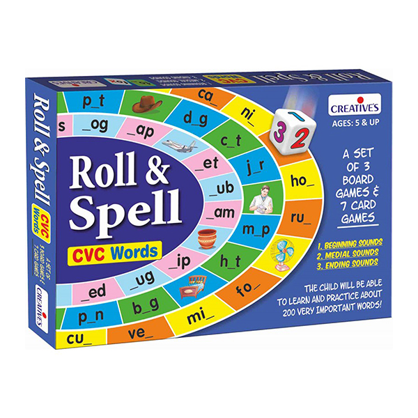 Roll & Spell CVC words - Creative Educational Aids