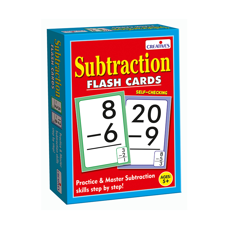 Subtraction-Flash Card - Creative Educational Aids