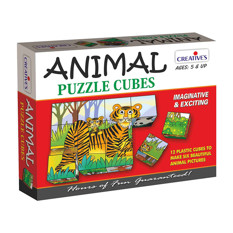 Animal Puzzle Cubes - Creative Educational Aids