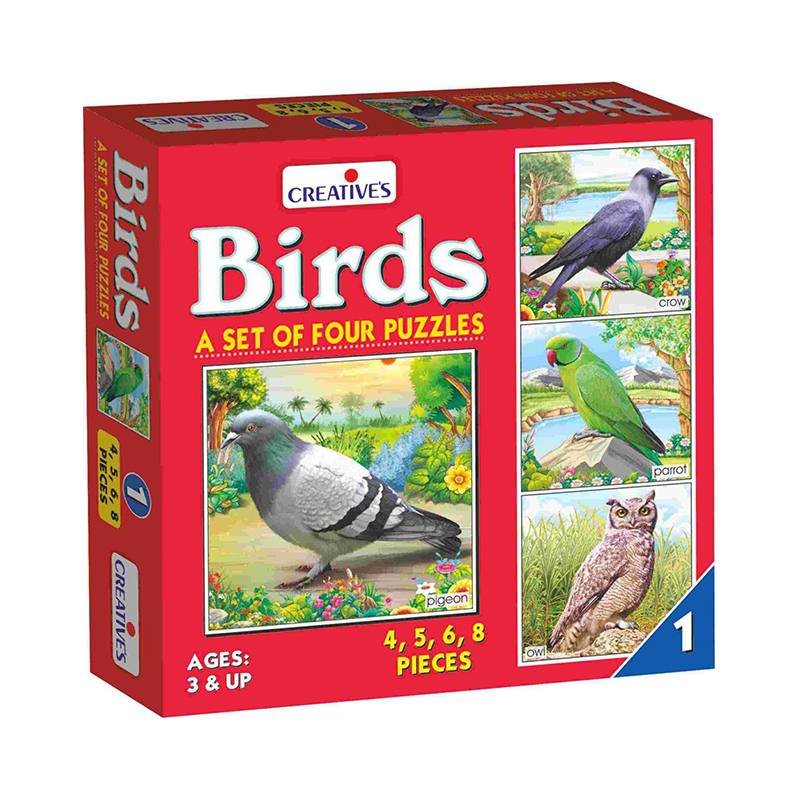 Birds – A Set of 4 Puzzles - Creative Educational Aids