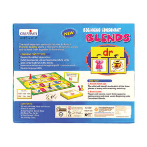 Creative’s Beginning Consonant Blends – Phonics Learning Game (4+)