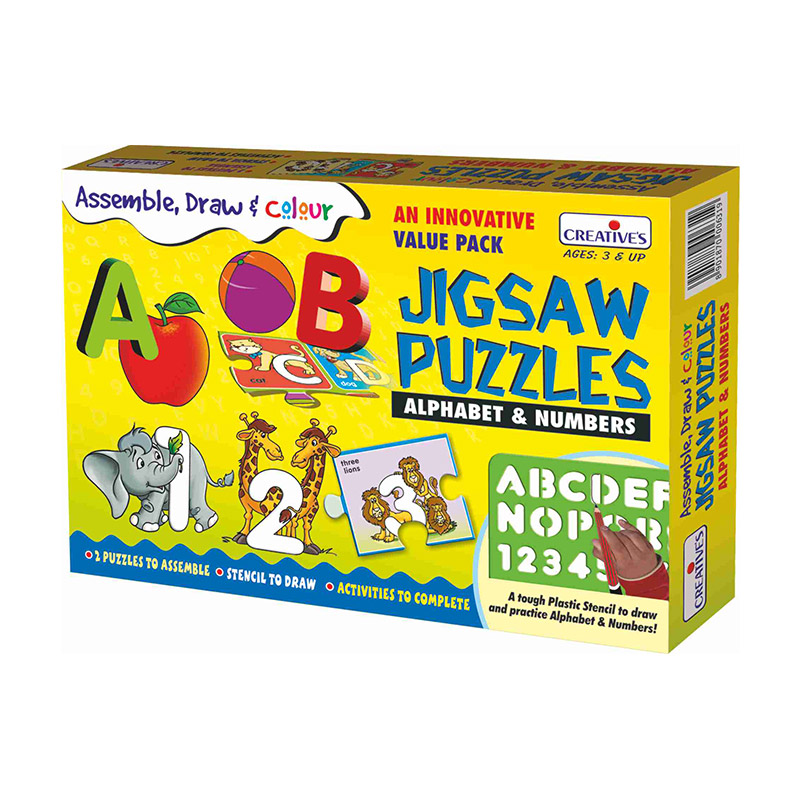 Jigsaw Puzzles (Alphabet & Numbers) - Creative Educational Aids