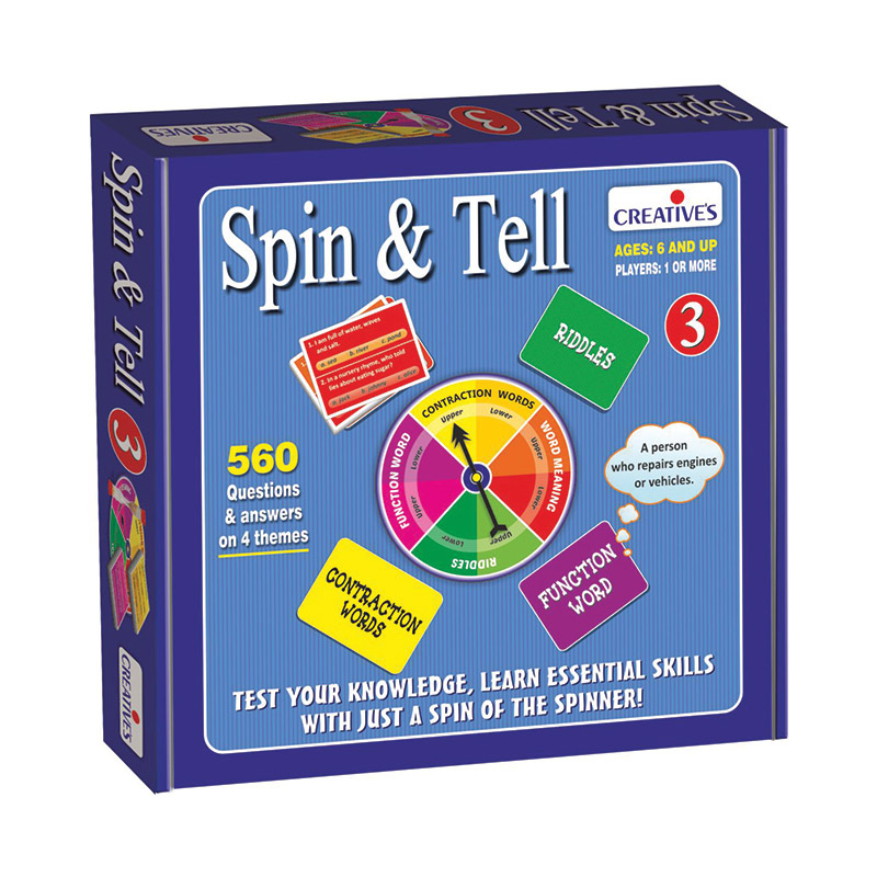 Spin & Tell – Part 3 - Creative Educational Aids