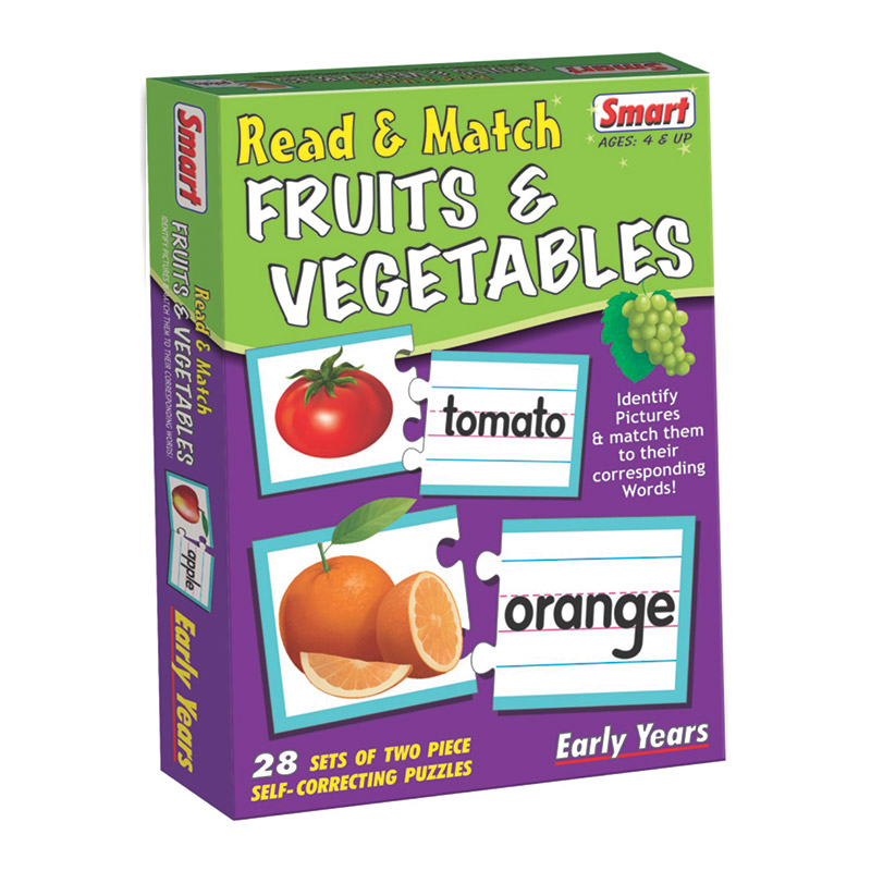 Read & Match – Fruits & Vegetables - Creative Educational Aids