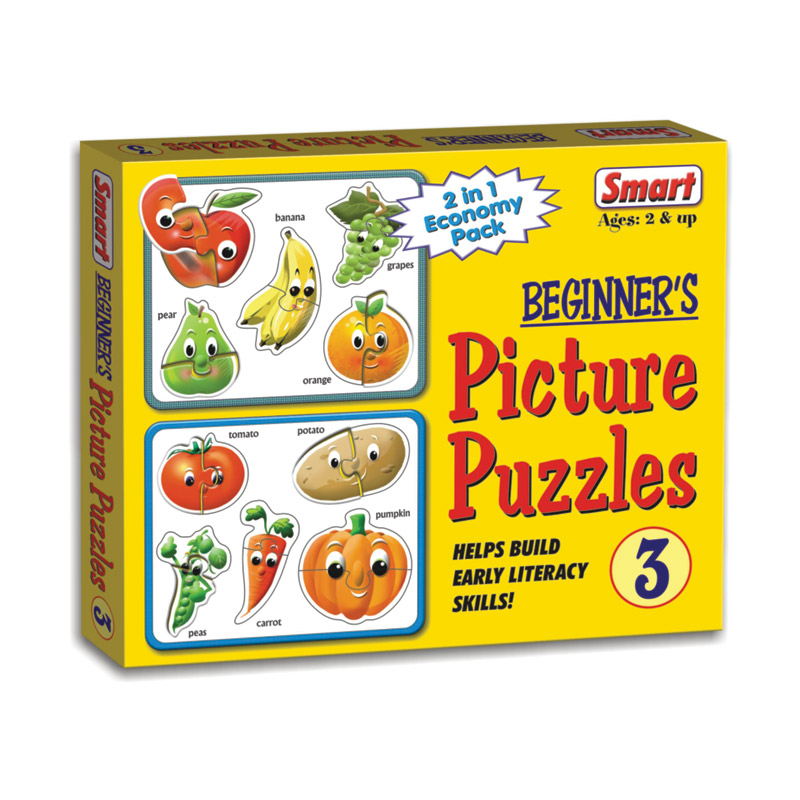 Beginner’s Picture Puzzles 3 (2 in 1) - Creative Educational Aids