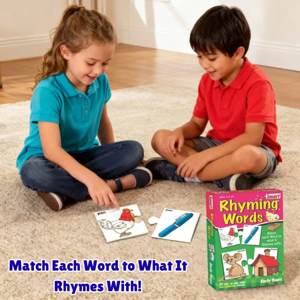 Smart Rhyming Words | Match Rhyme Pairs | Ages 4 & Up