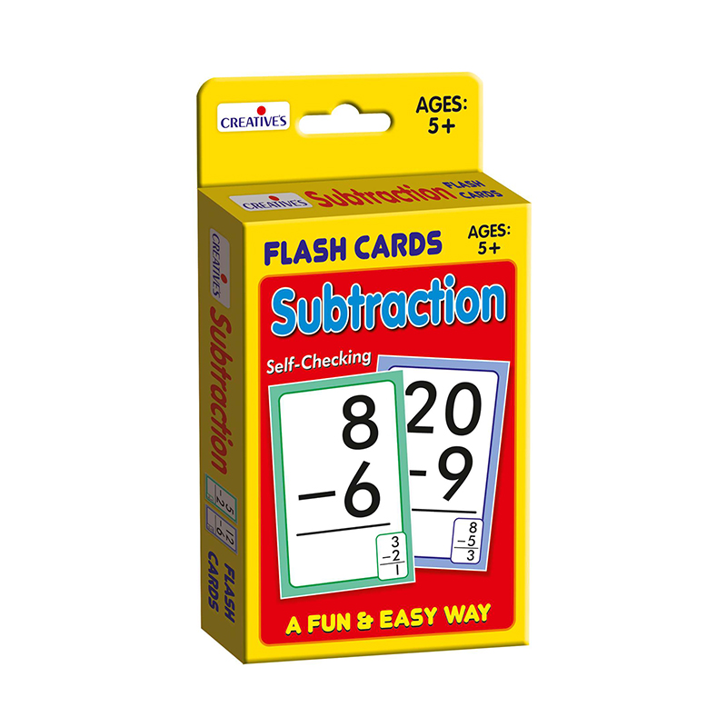 Subtraction Flash Cards - Creative Educational Aids